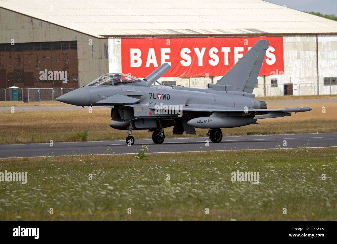 The Quick Reaction Alert Demo carried out by 2 x EF2000 (Eurofighter ...