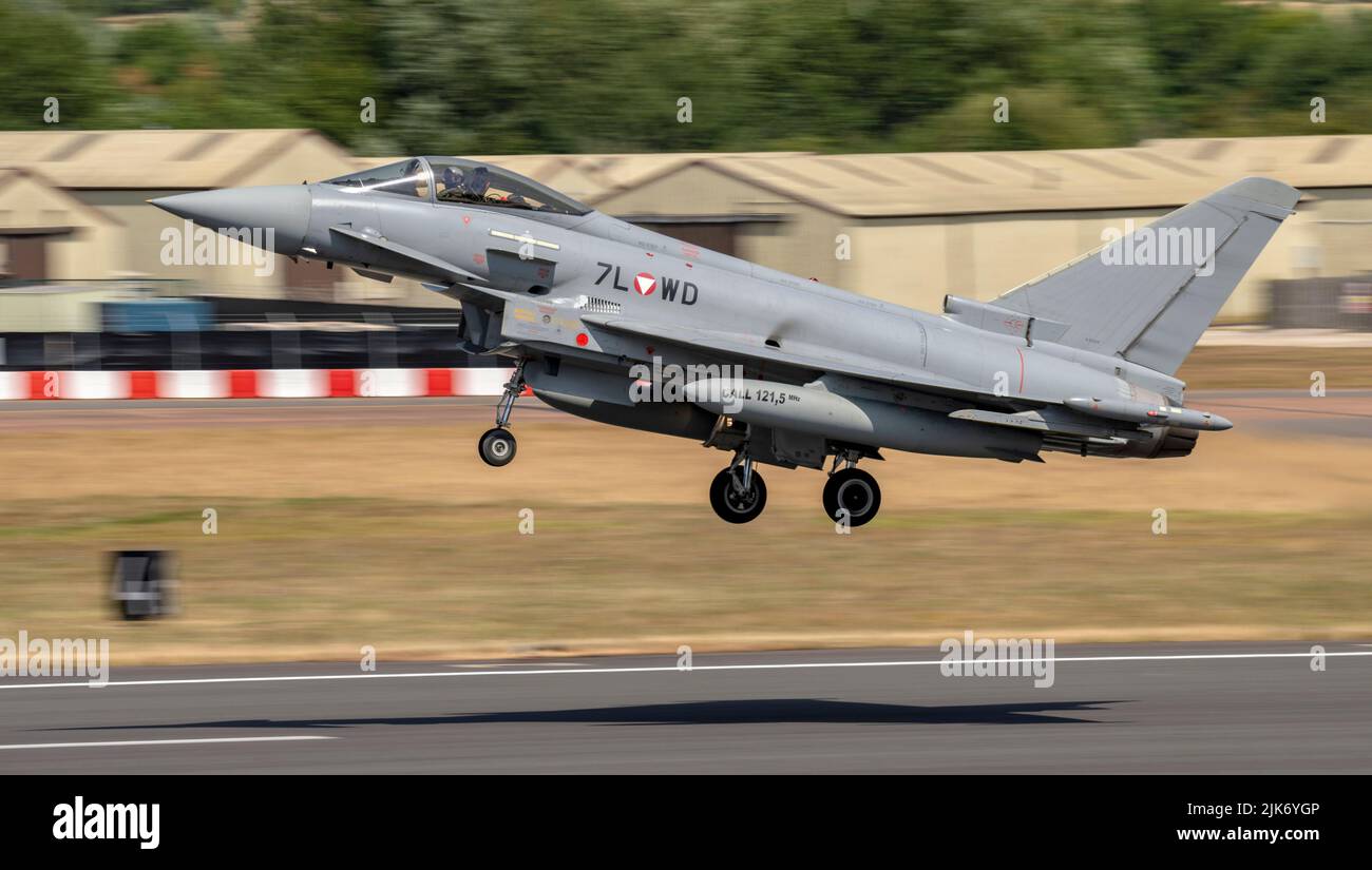 The Quick Reaction Alert Demo carried out by 2 x EF2000 (Eurofighter ...