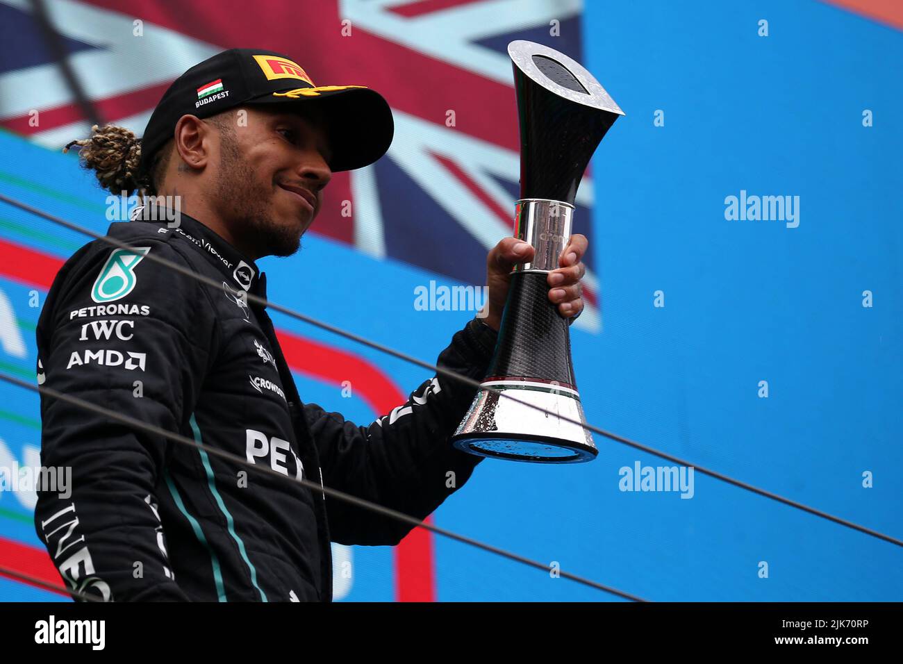 Lewis hamilton podium 2022 hi-res stock photography and images - Alamy