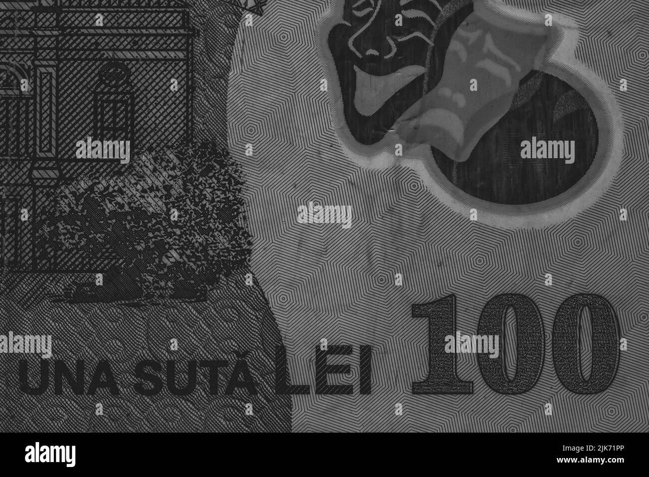 LEI currency banknotes. LEI Romanian money. RON Leu Money European ...