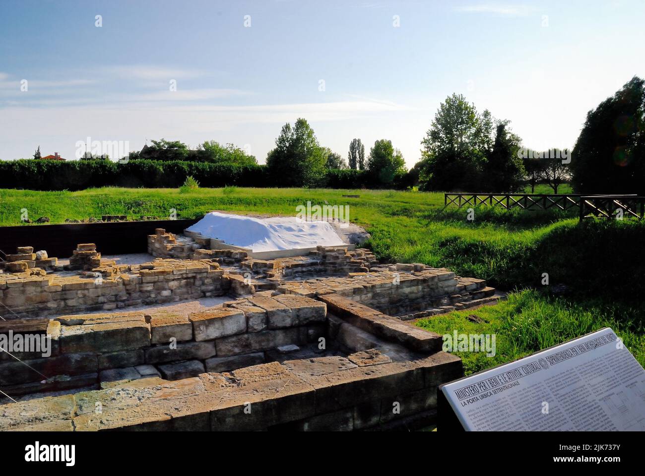 The archaeological area of Altinum. Altinum was an ancient town of the ...