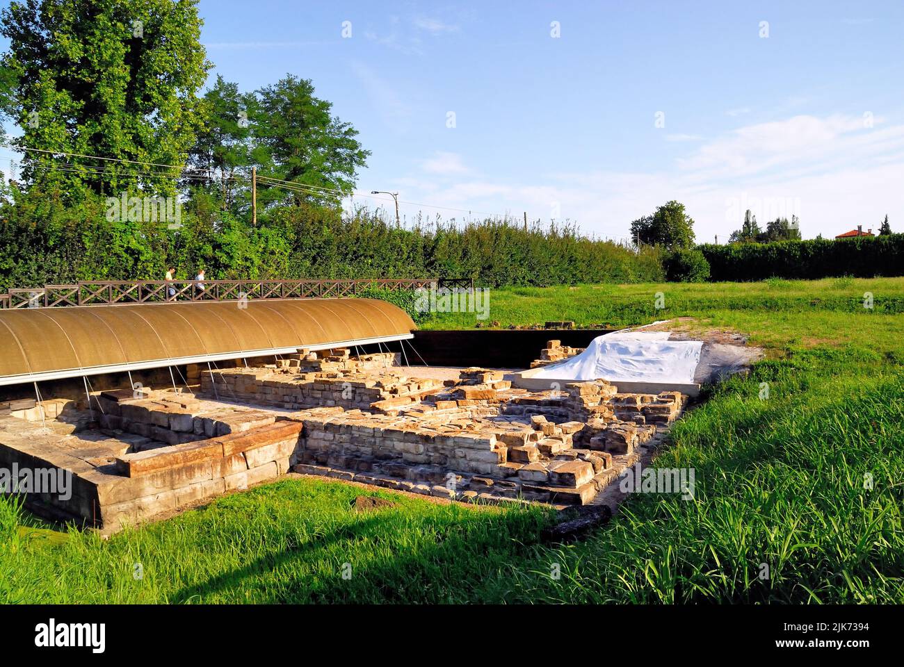 The archaeological area of Altinum. Altinum was an ancient town of the ...