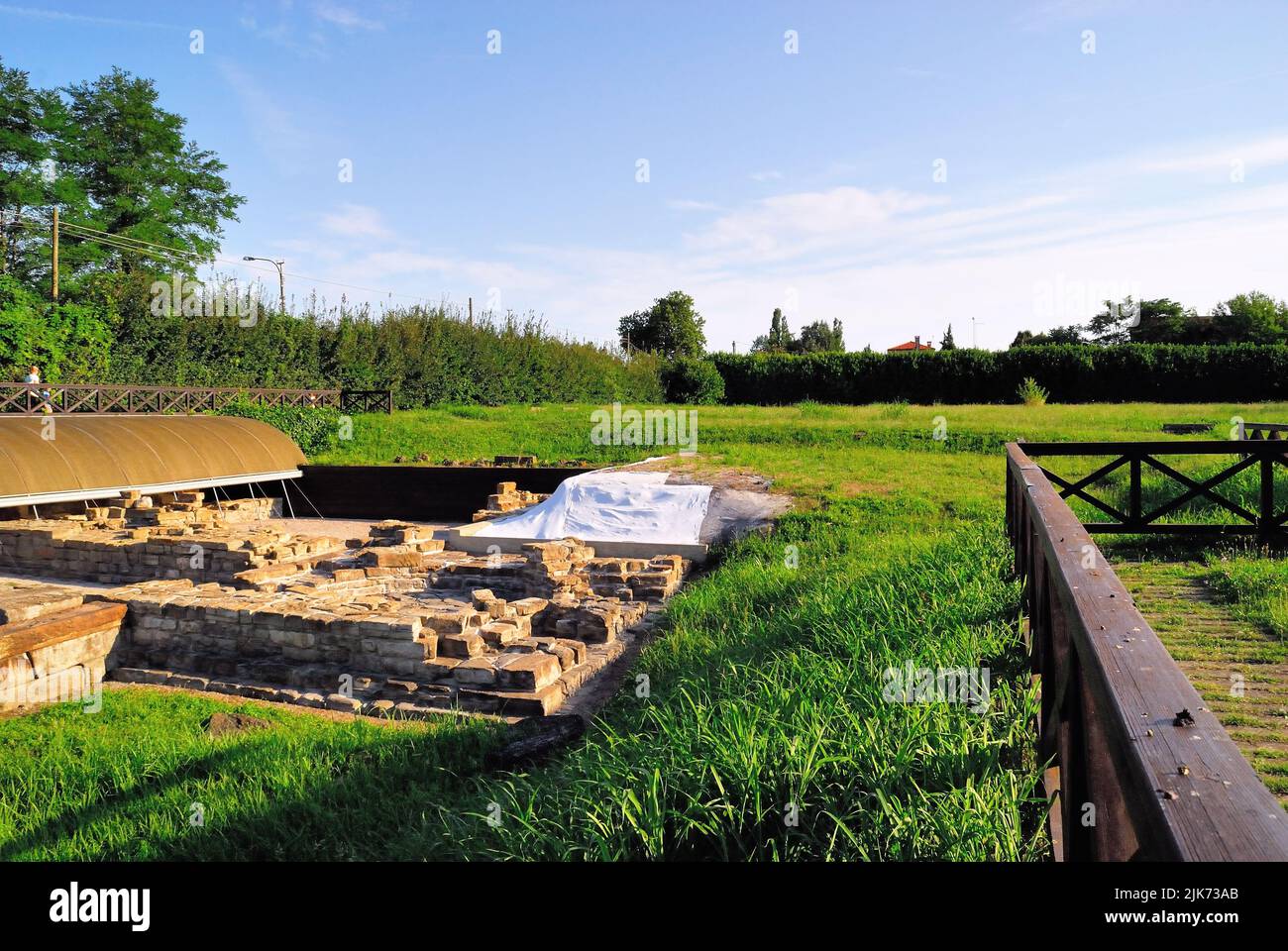 The archaeological area of Altinum. Altinum was an ancient town of the ...
