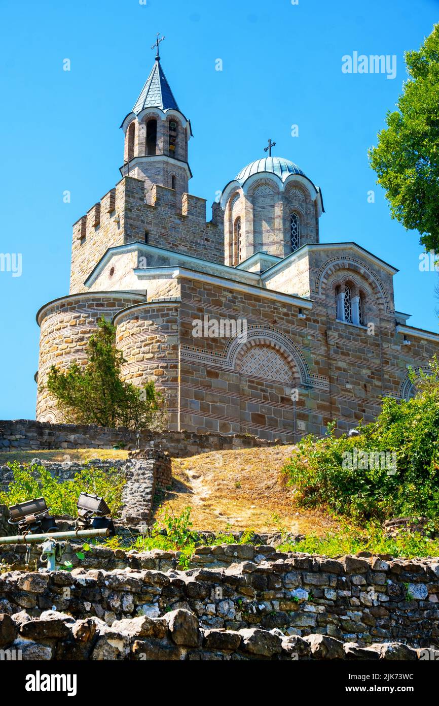 Church in Tsarevets castle. city of Veliko Tarnovo. Bulgaria Stock ...