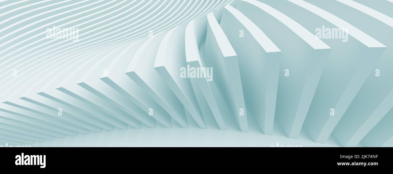 3d Abstract Panoramic Architecture Concept Stock Photo - Alamy