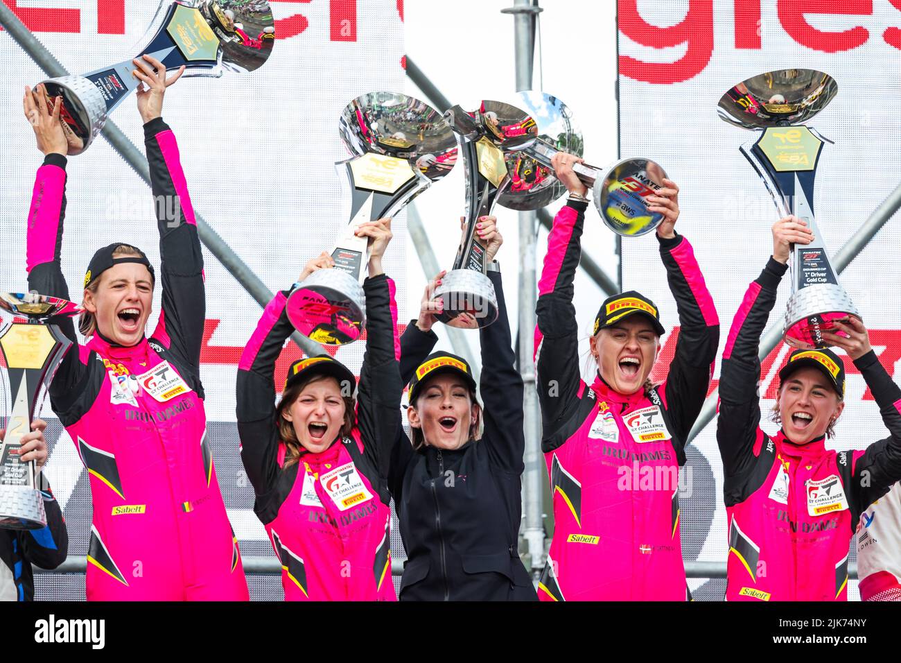 Spa, Belgium. 31st July, 2022. 83 Iron Dames, Ferrari 488 GT3 of Rahel ...