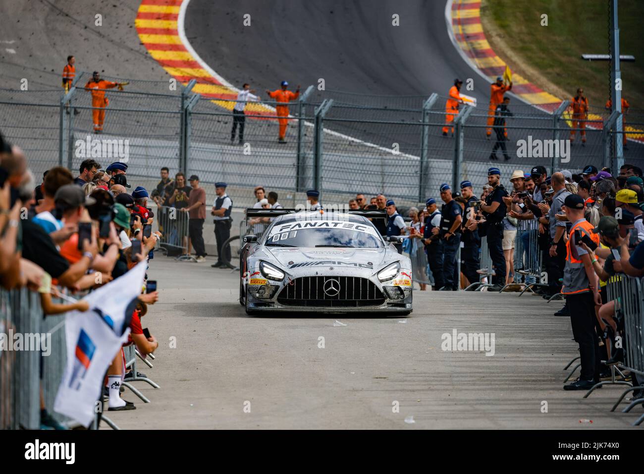 Spa, Belgium. 31st July, 2022. 88 AMG Team AKKODIS ASP, Mercedes-AMG ...