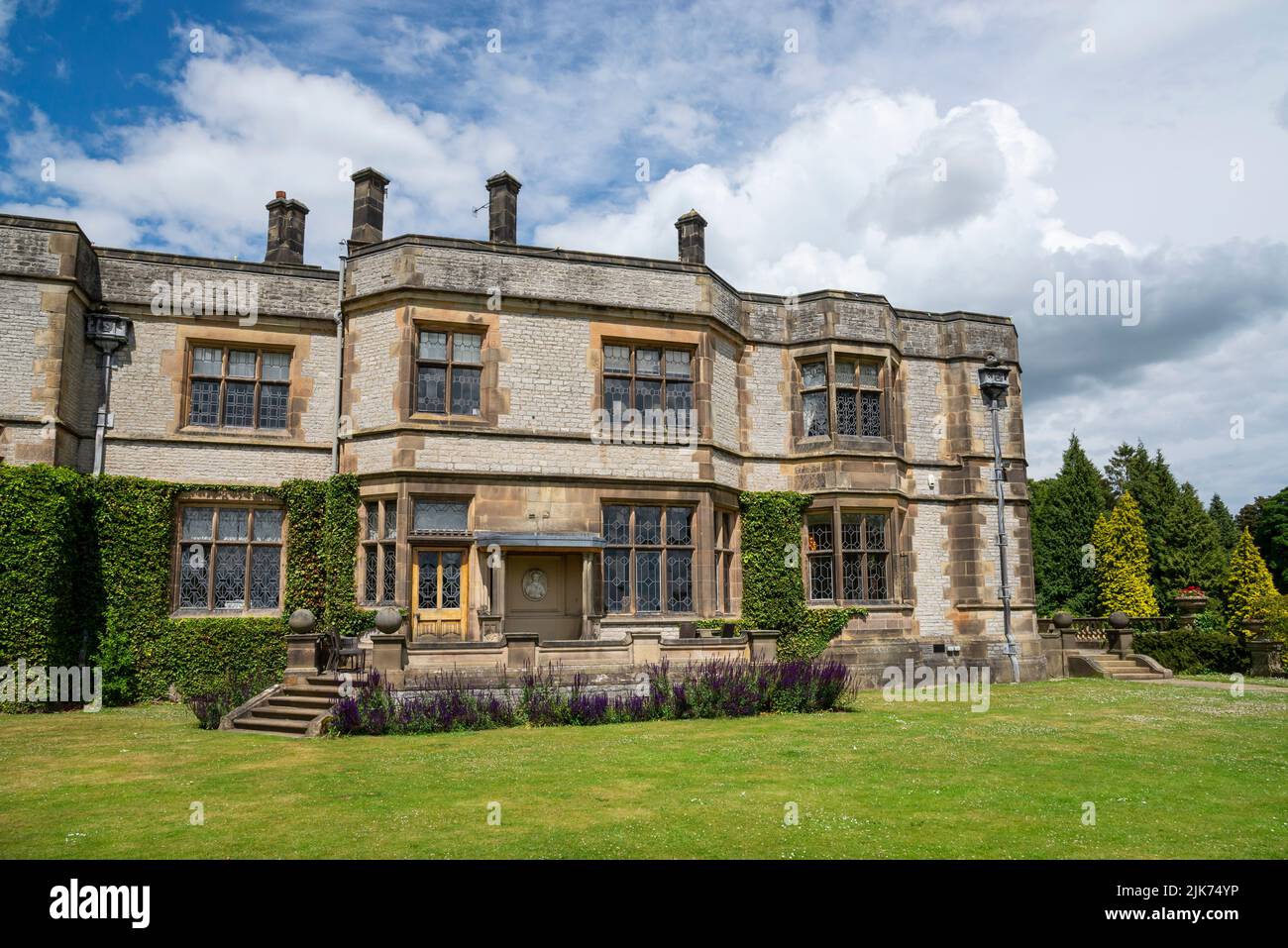 Thornbridge Hall and gardens near Bakewell in the Peak District ...