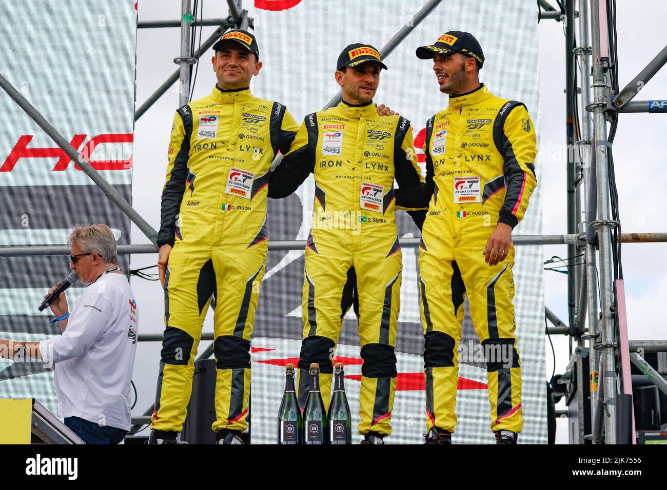 Spa, Belgium. 31st July, 2022. RIGON Davide, Iron Lynx, Ferrari 488 GT3 ...