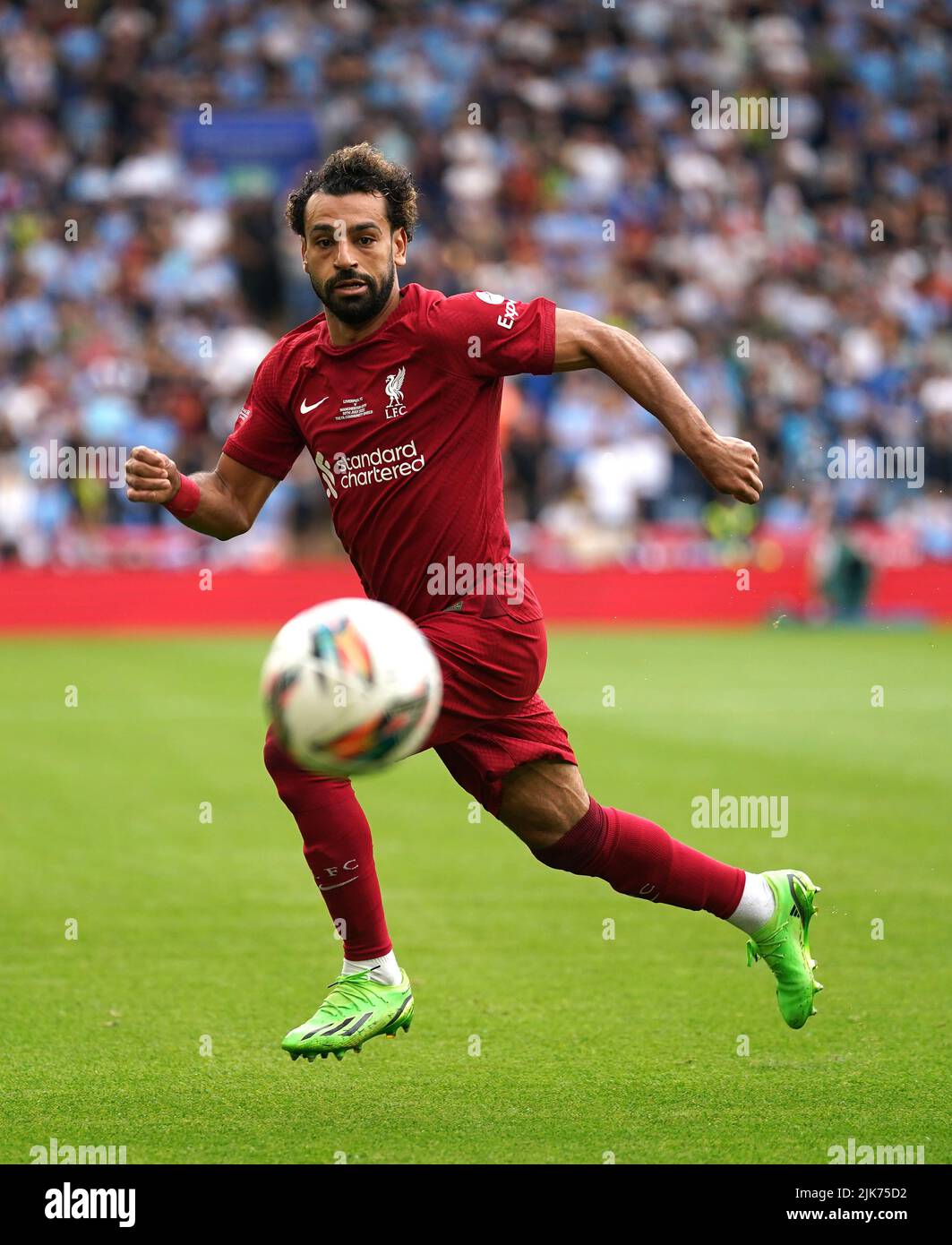 Liverpool's Mohamed Salah during the FA Community Shield match at the ...