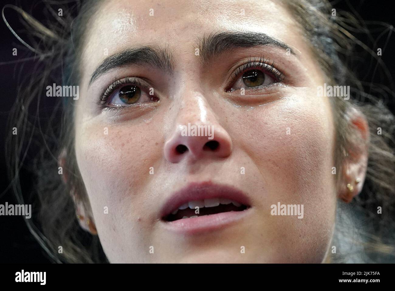 Australia's Georgia Godwin celebrates after winning the women's all ...