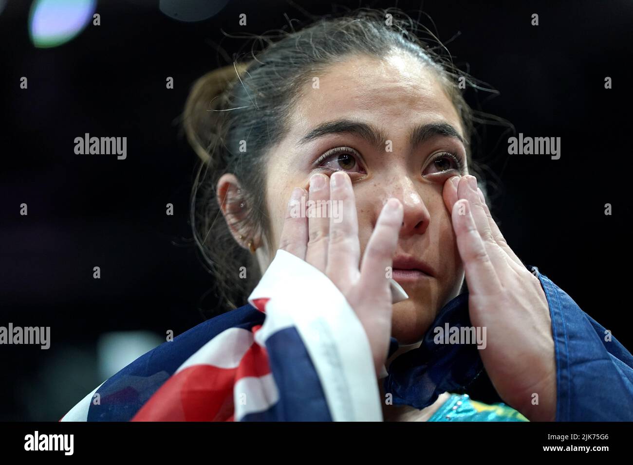 Australia's Georgia Godwin celebrates after winning the women's all ...