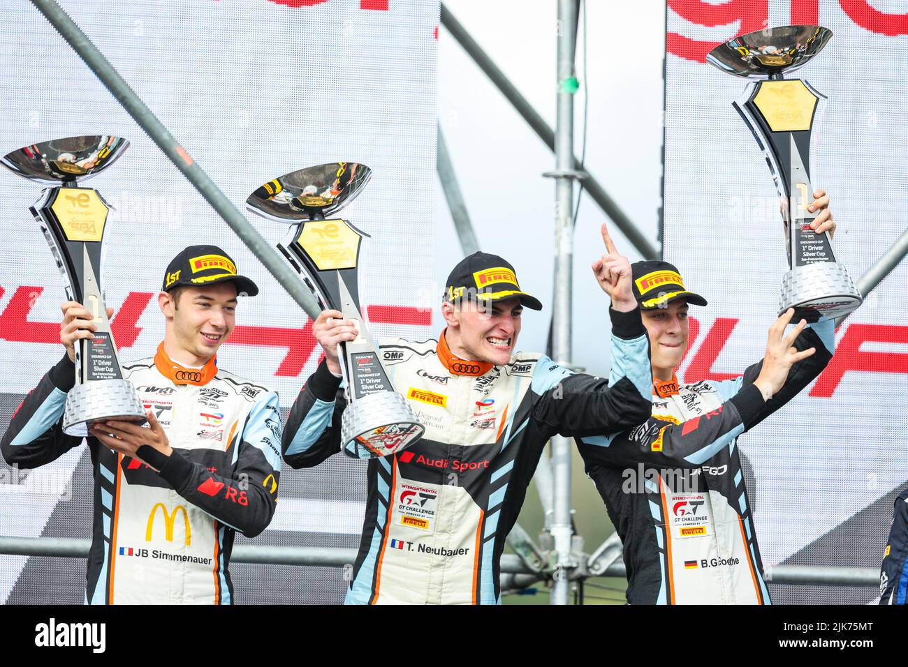 Spa, Belgium. 31st July, 2022. 30 Team WRT, Audi R8 LMS evo II GT3 of ...