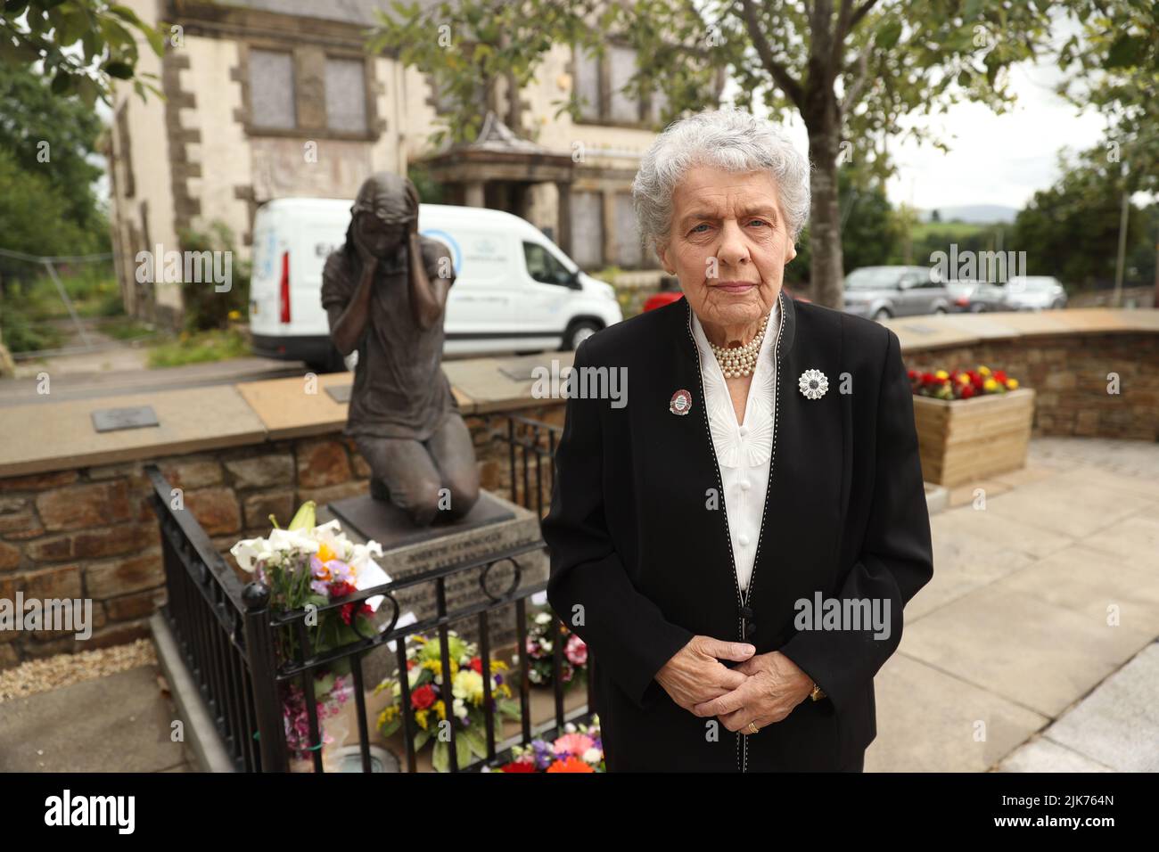 Mary Hamilton who was a friend of victim David Miller after a service ...