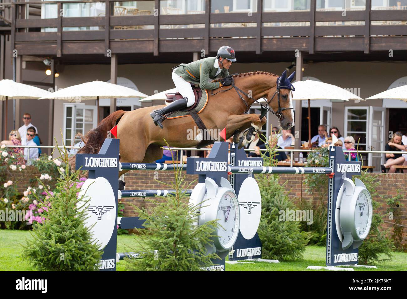 Hickstead, UK. 31st July, 2022. Olivier Philippaerts on H&M Miro wins ...