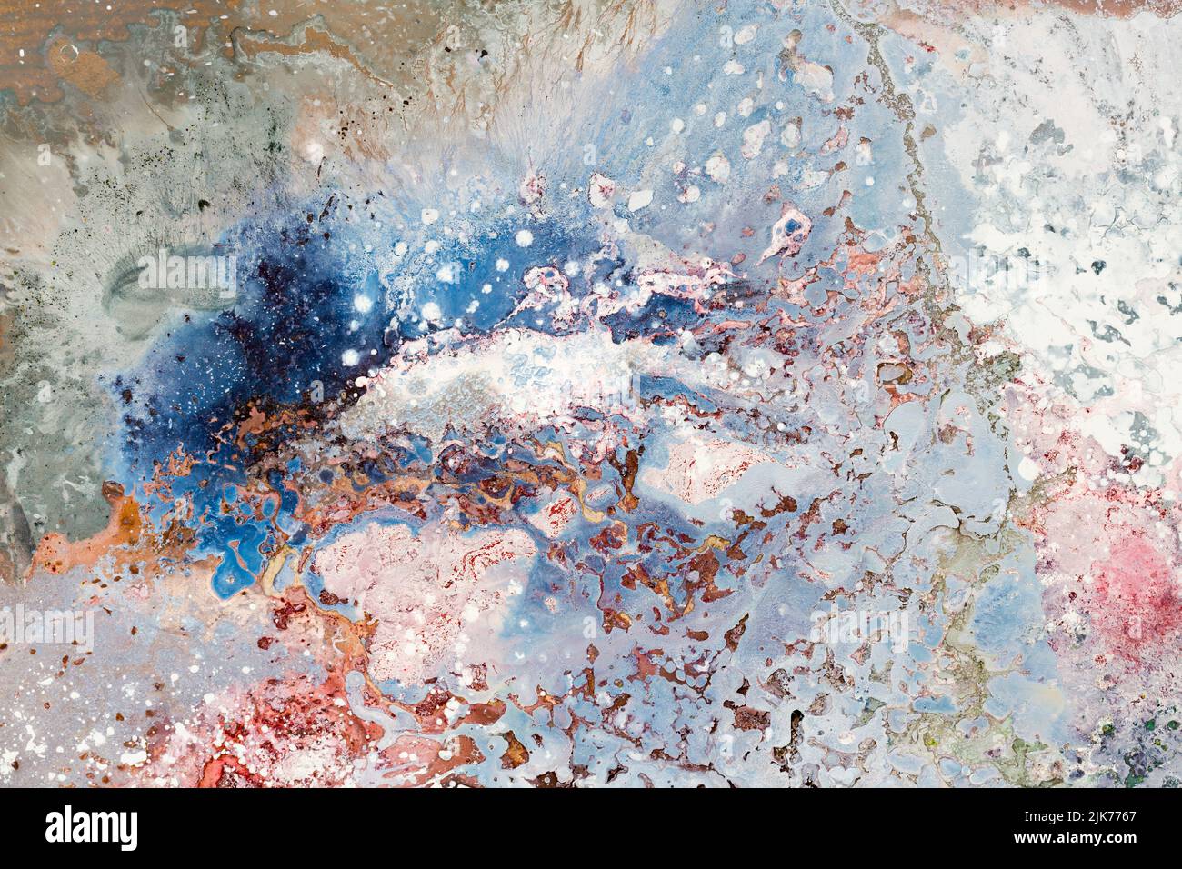 Abstract colorful texture. Water waves, Oil painting Stock Photo - Alamy