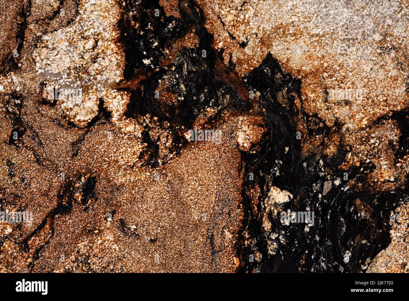 Sedna Gold natural polished granite stone slab for perfect interior ...