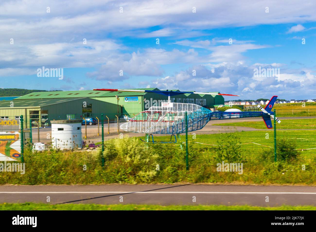 Helicopter museum at Weston-super-Mare in North Somerset, Displays of ...