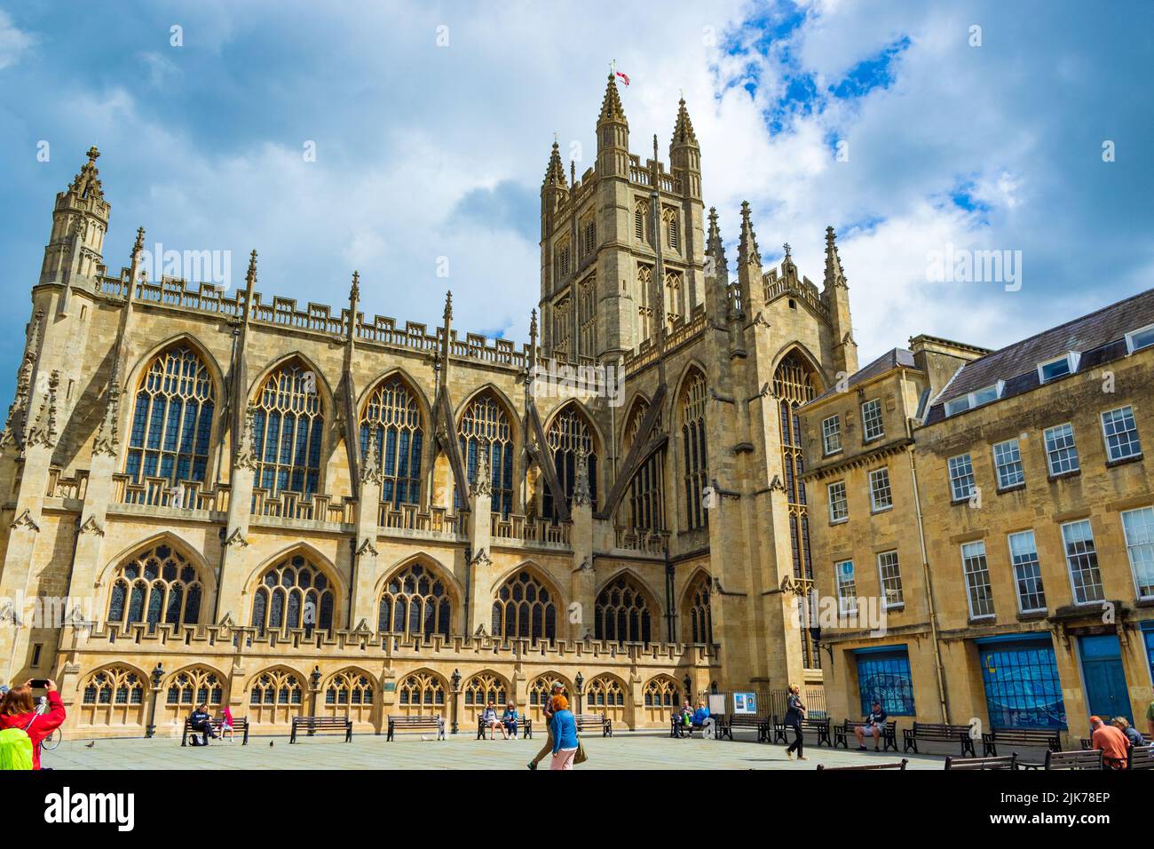 View of Bath Abbey-Late Medieval church with a Victorian Gothic interior by Sir George Gilbert ...