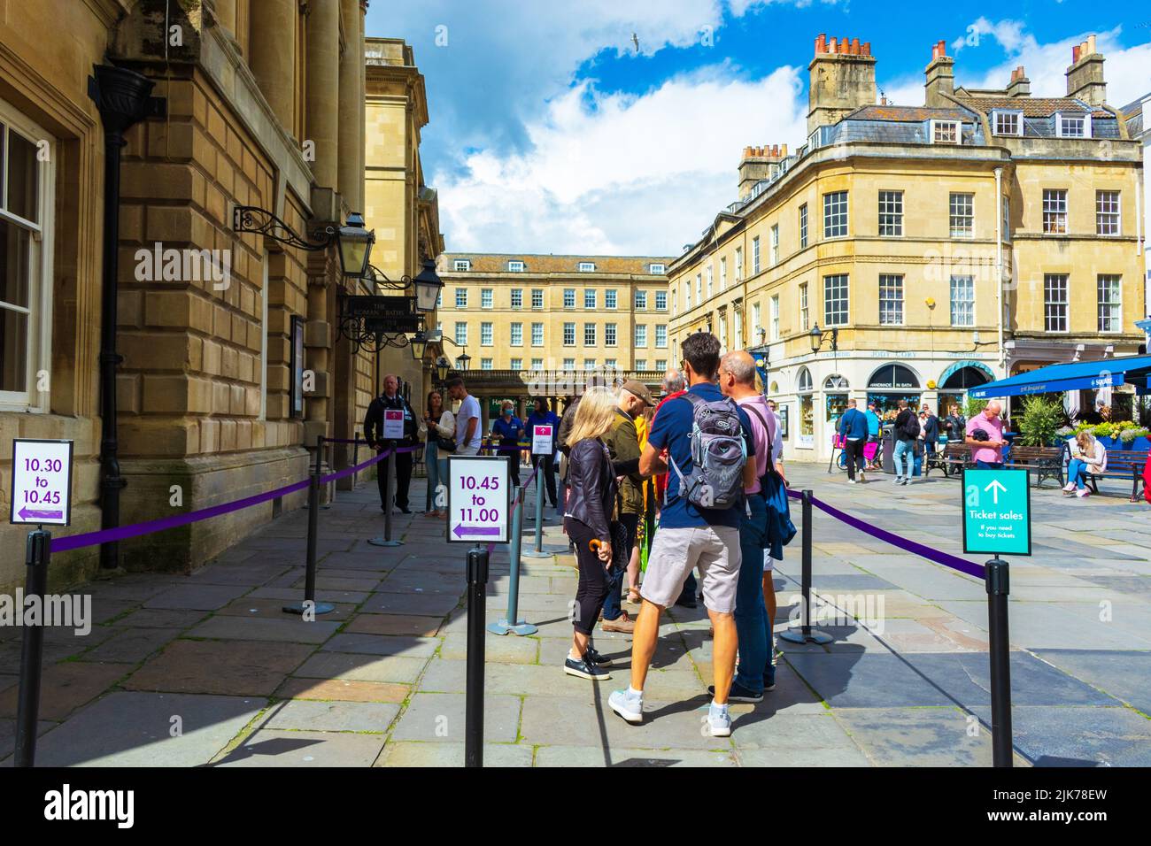 view of the historic streets of Bath-the largest city in the county of ...