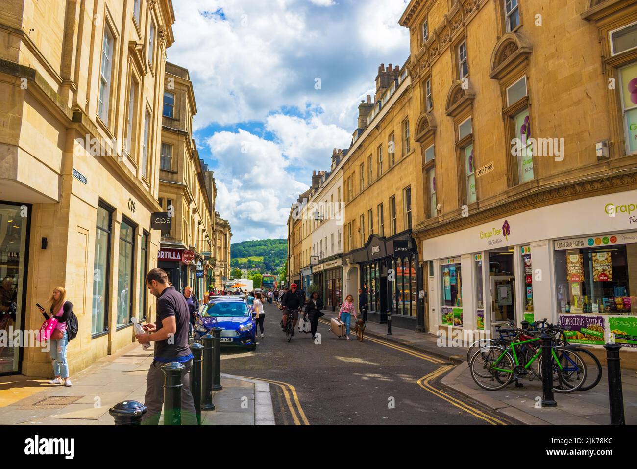 view of Stall Street-commercial street of Bath-the largest city in the ...