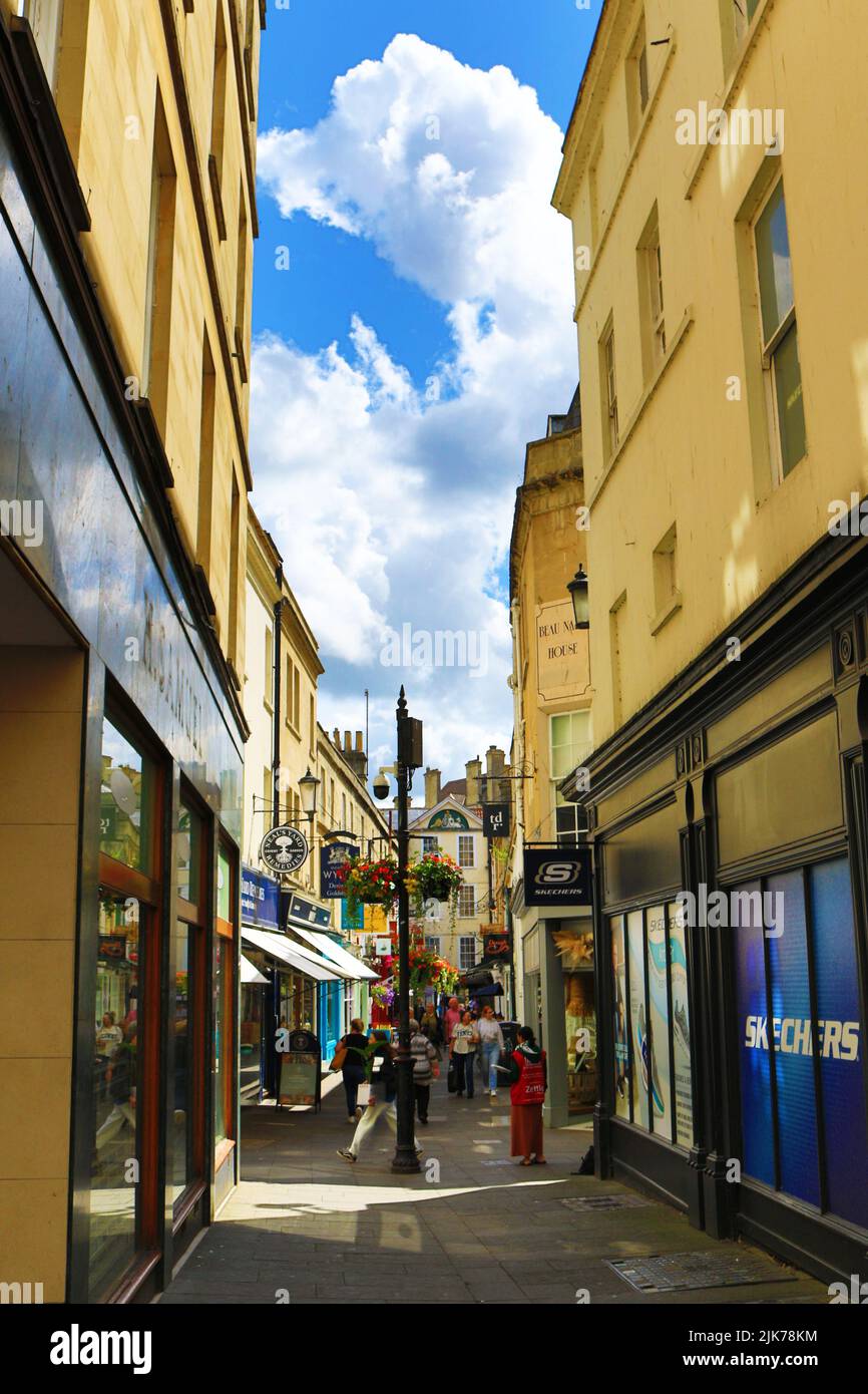 view of Stall Street-commercial street of Bath-the largest city in the ...