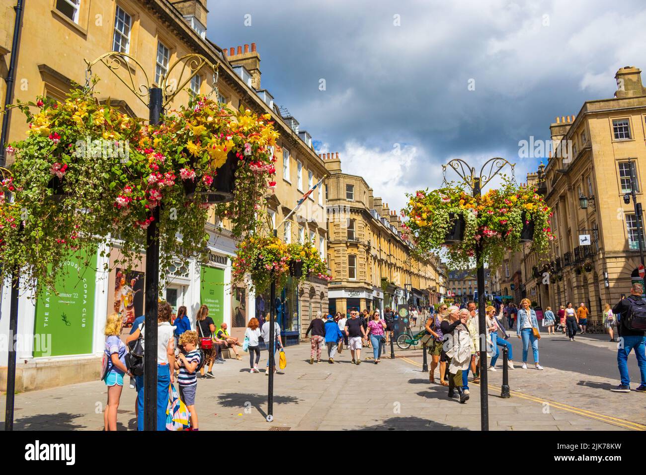 view of Stall Street-commercial street of Bath-the largest city in the ...