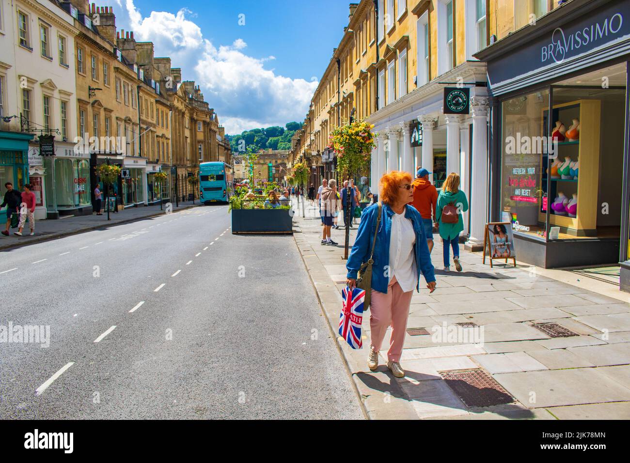 view of Stall Street-commercial street of Bath-the largest city in the ...