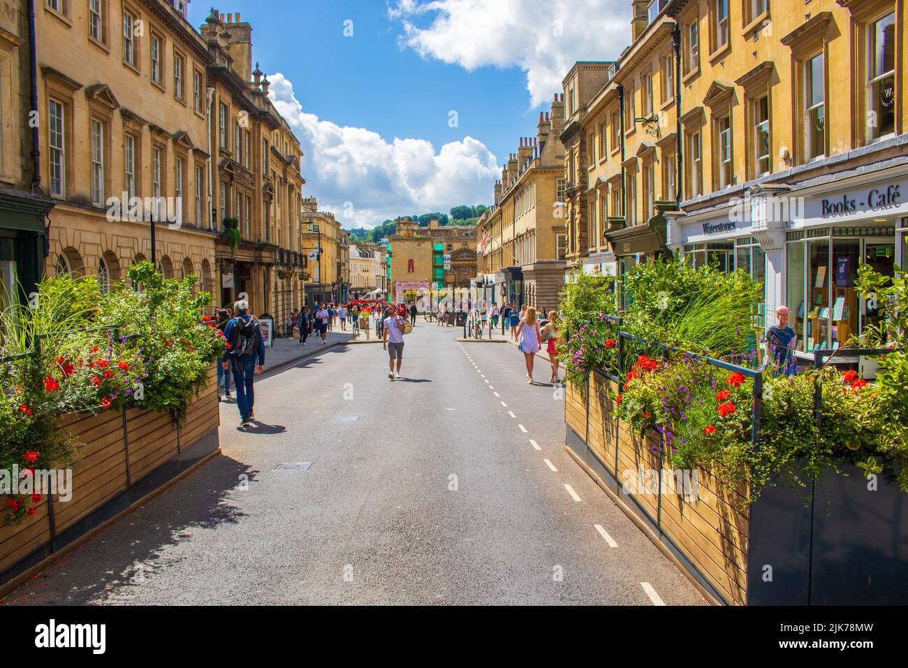 view of Stall Street-commercial street of Bath-the largest city in the ...