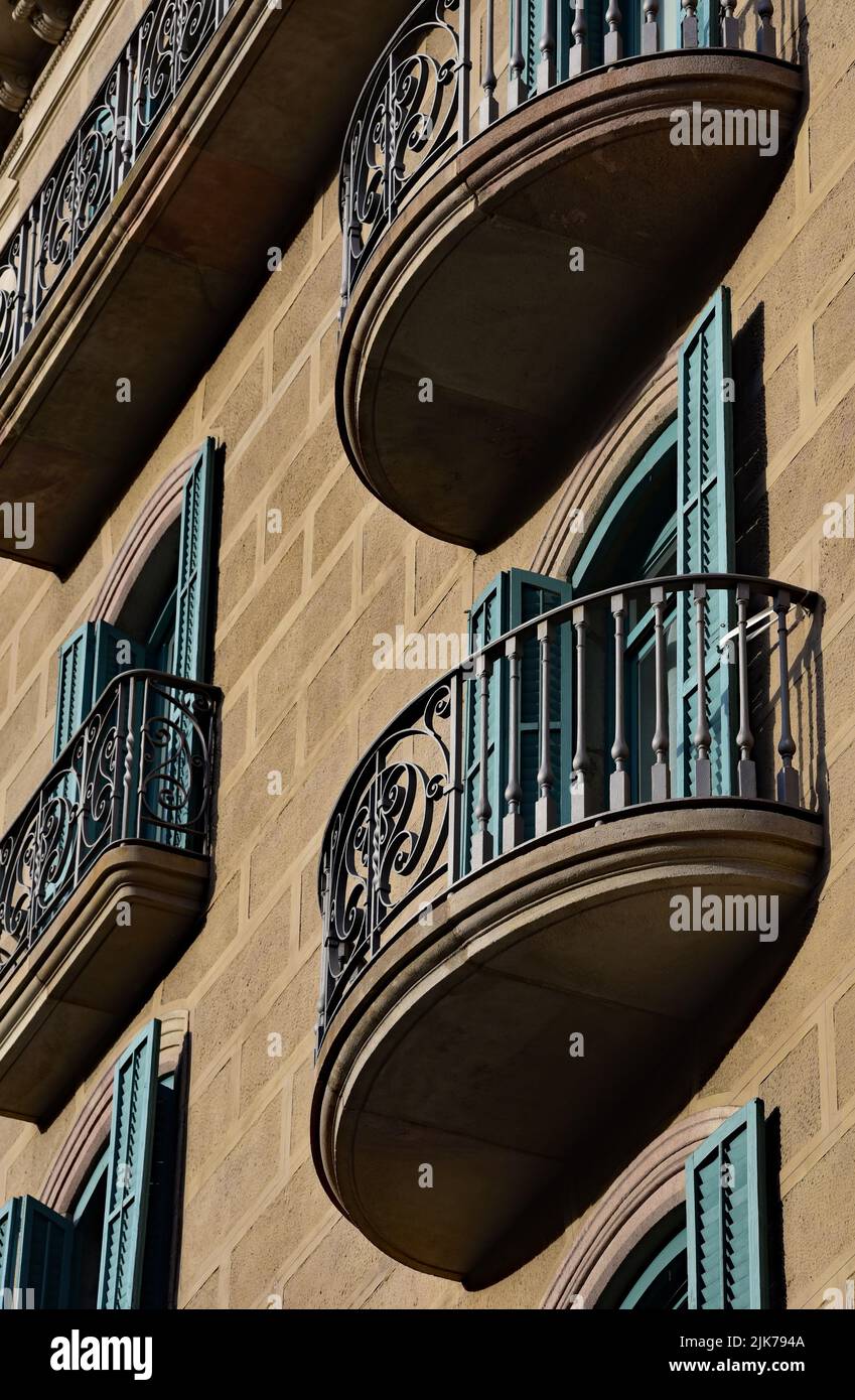Wrought iron balcony balconies hi-res stock photography and images - Alamy