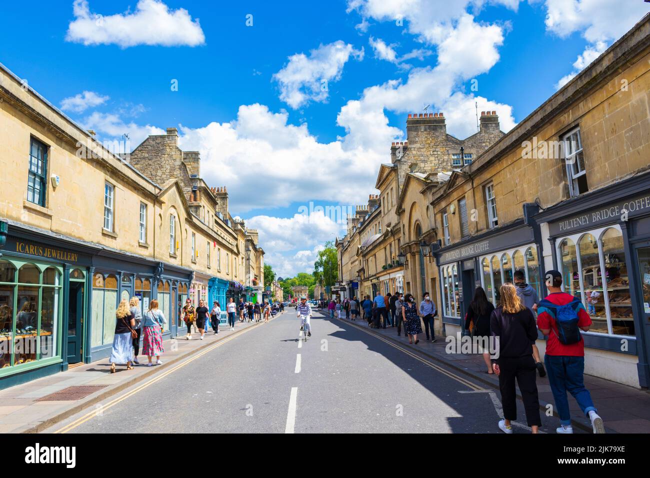 view of Stall Street-commercial street of Bath-the largest city in the ...