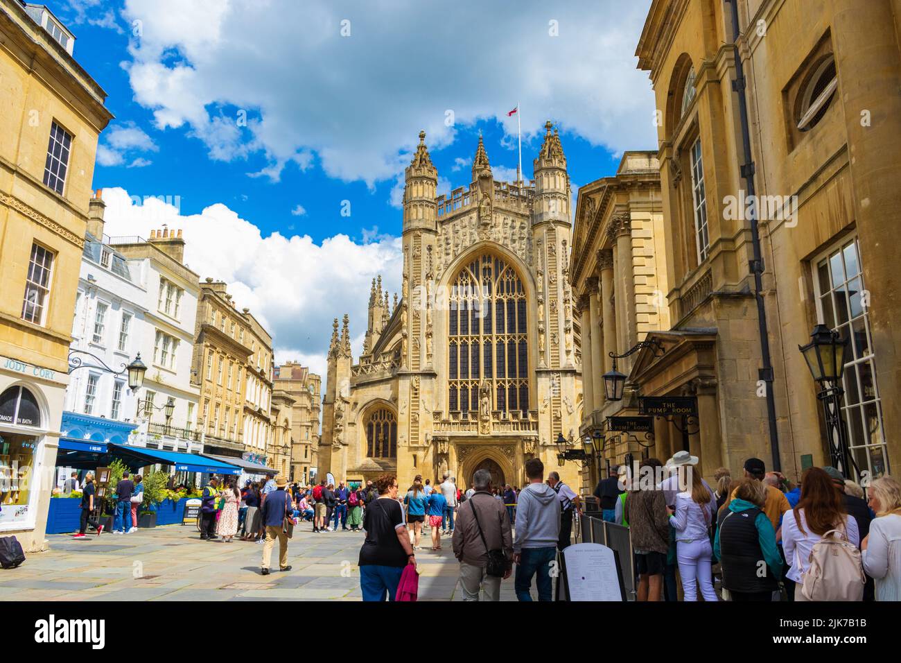View of Bath Abbey-Late Medieval church with a Victorian Gothic ...