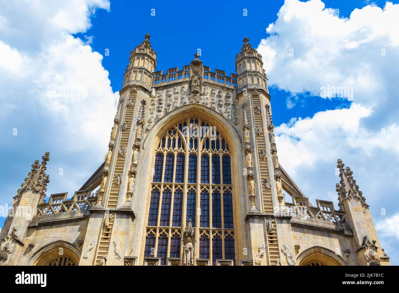 View of Bath Abbey-Late Medieval church with a Victorian Gothic ...