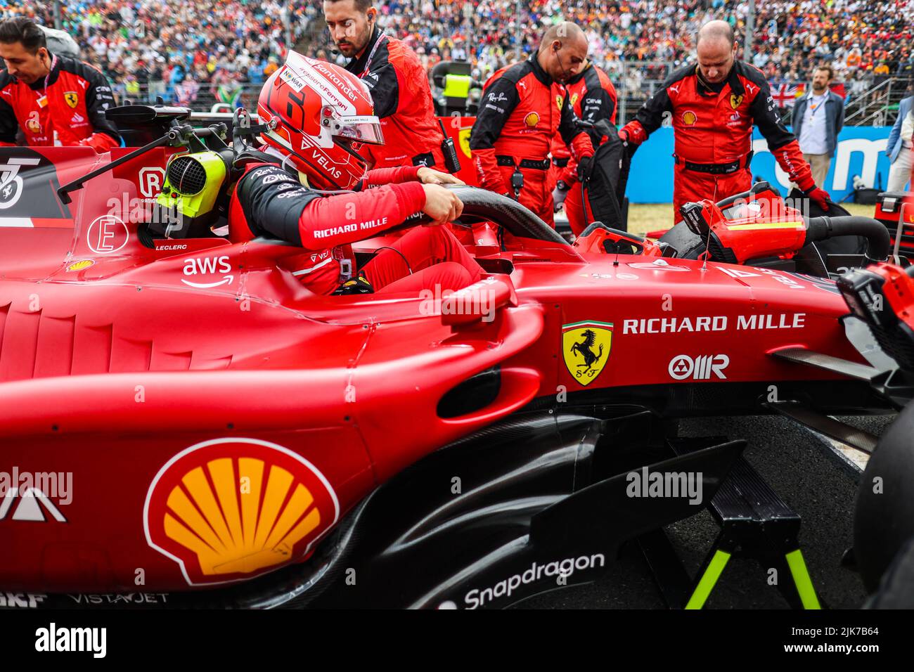 starting grid, grille de depart, LECLERC Charles (mco), Scuderia ...
