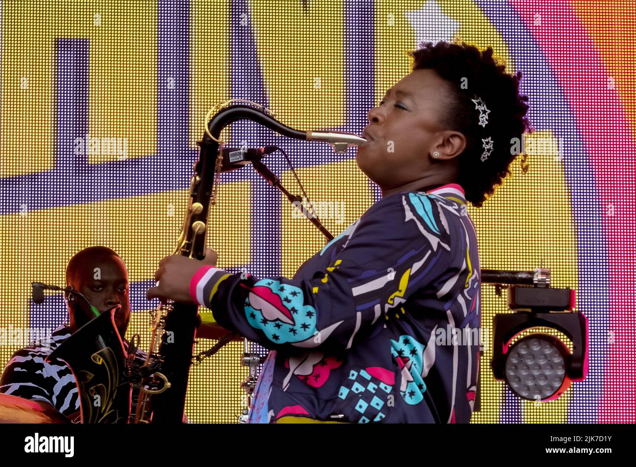 Lulworth, UK. 31st July, 2022. British musician, actor, dancer, singer ...