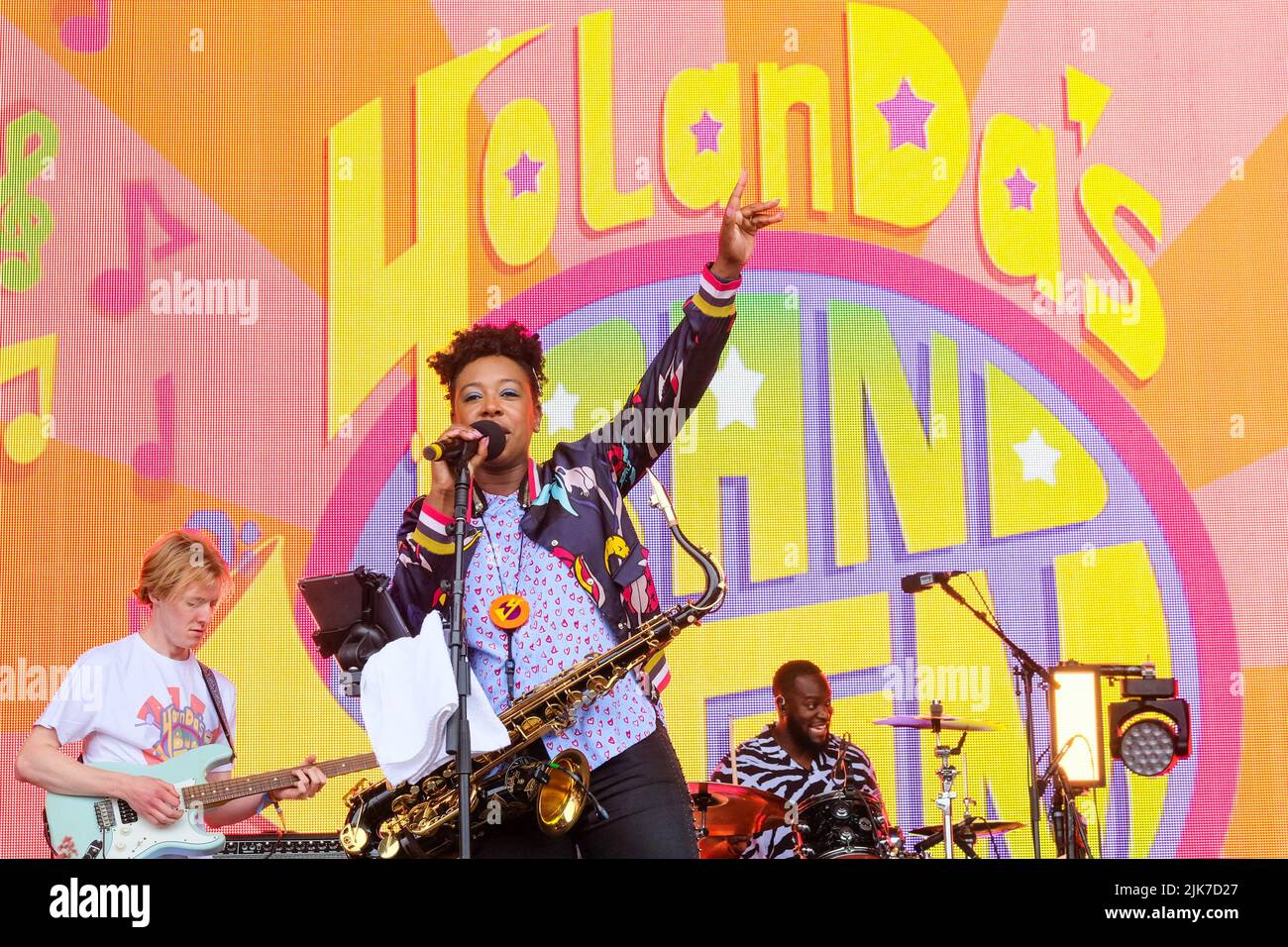 Lulworth, UK. 31st July, 2022. British musician, actor, dancer, singer ...