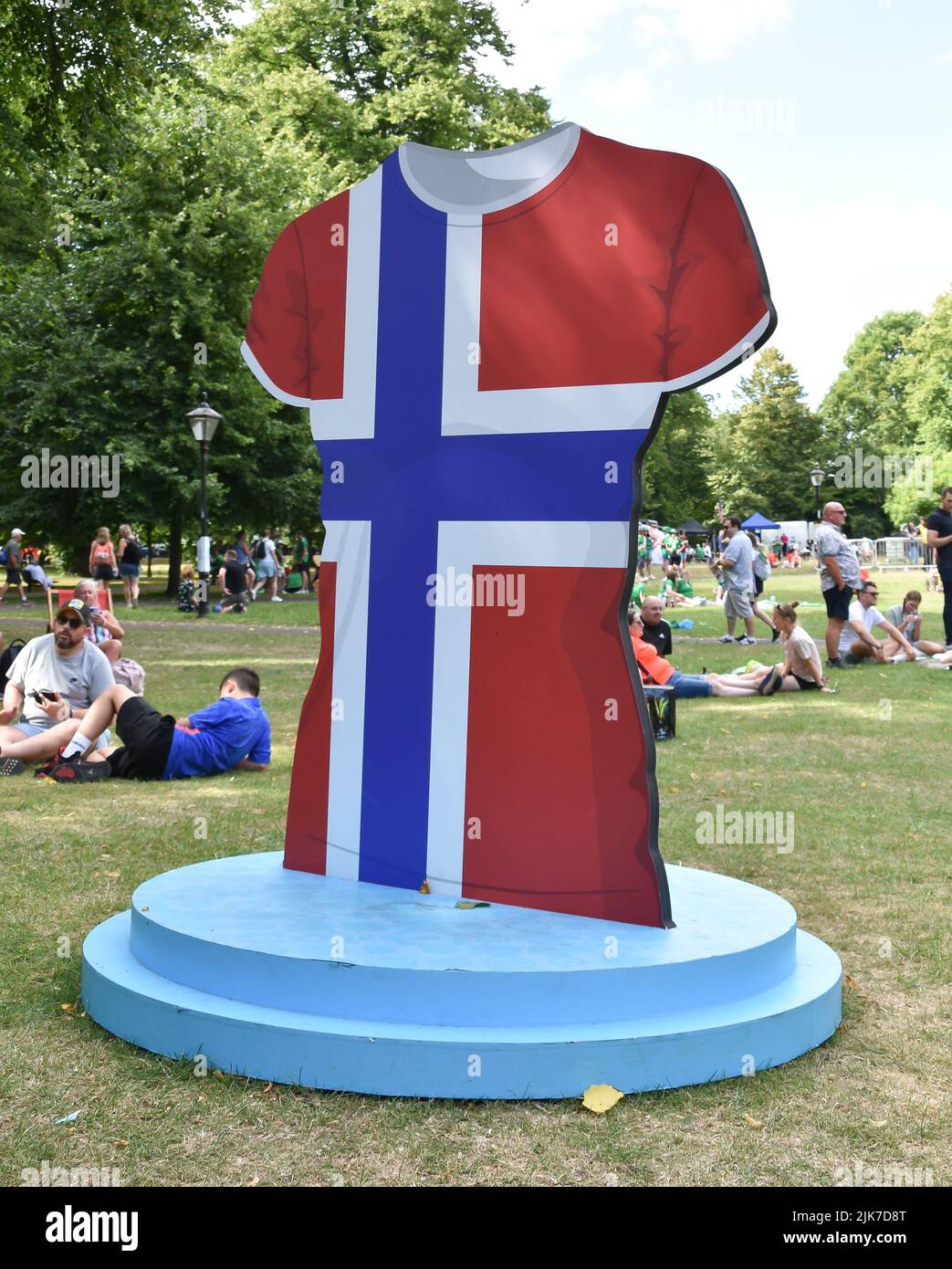 UEFA Woman's Euro's 2022 Fan Party In Palmerston Park Southampton (3rd ...