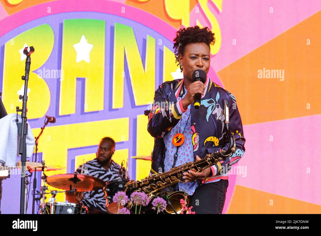 Lulworth, UK. 31st July, 2022. British musician, actor, dancer, singer ...