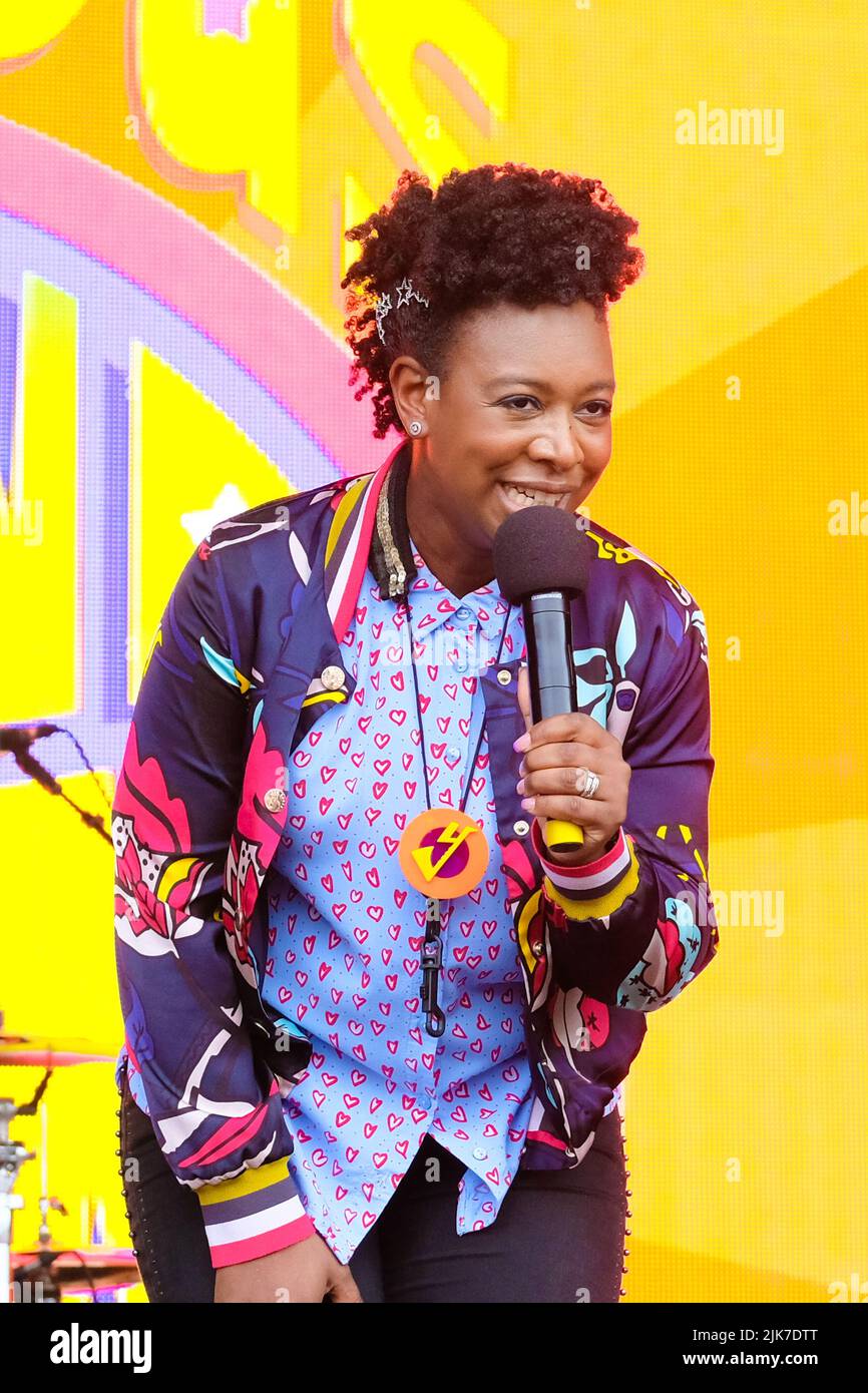 Lulworth, UK. 31st July, 2022. British musician, actor, dancer, singer ...