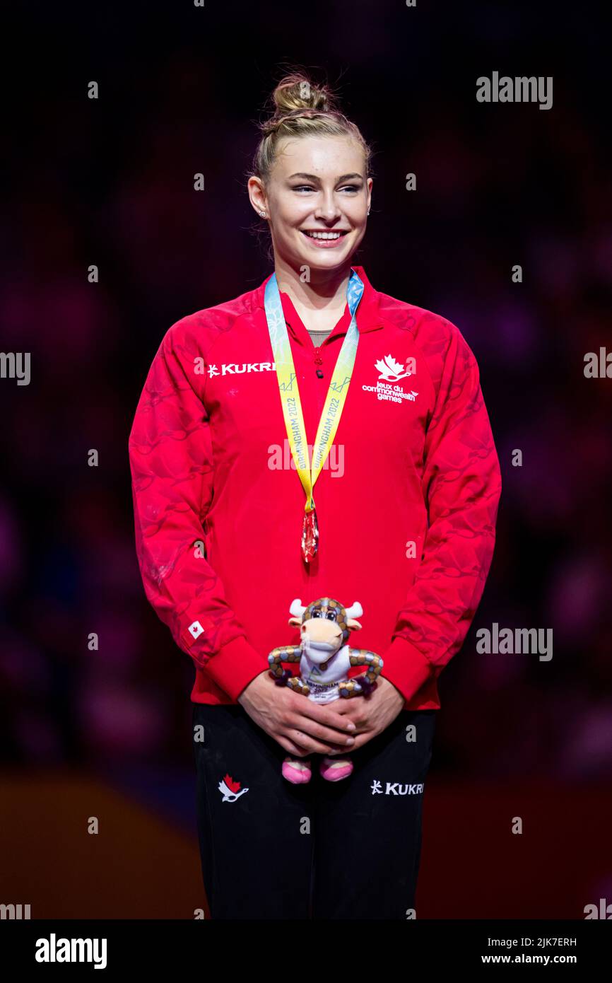 Birmingham, UK. 31st Jul, 2022. Emma SPENCE (CAN) Won the Bronze in ...