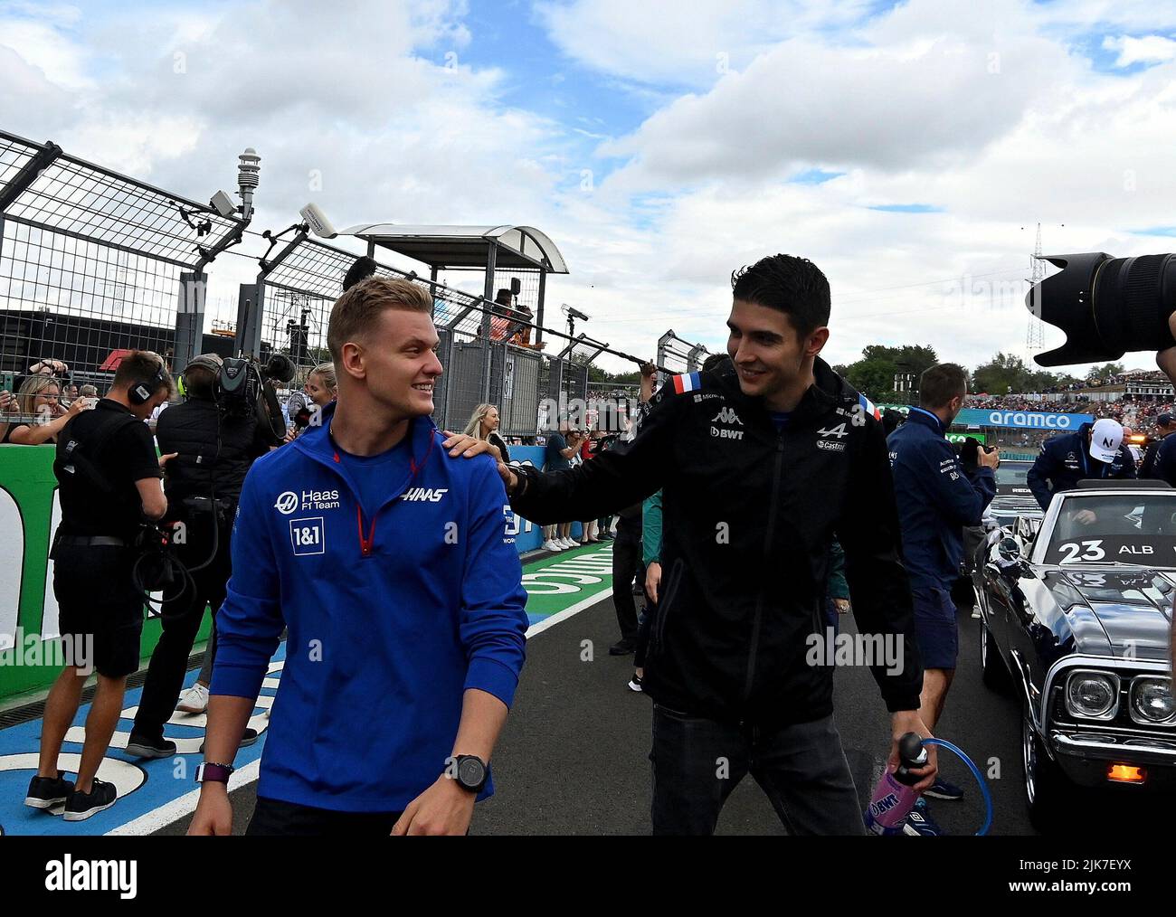 Esteban ocon mick schumacher hi-res stock photography and images - Alamy