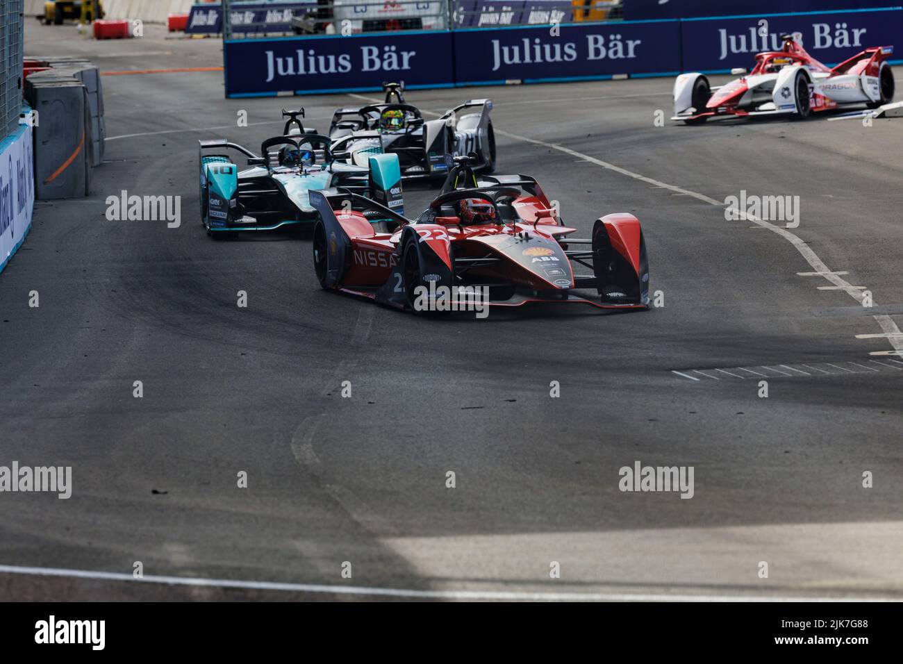 London, UK. 31st July 2022; ExCel E-Prix Circuit, Docklands, London ...
