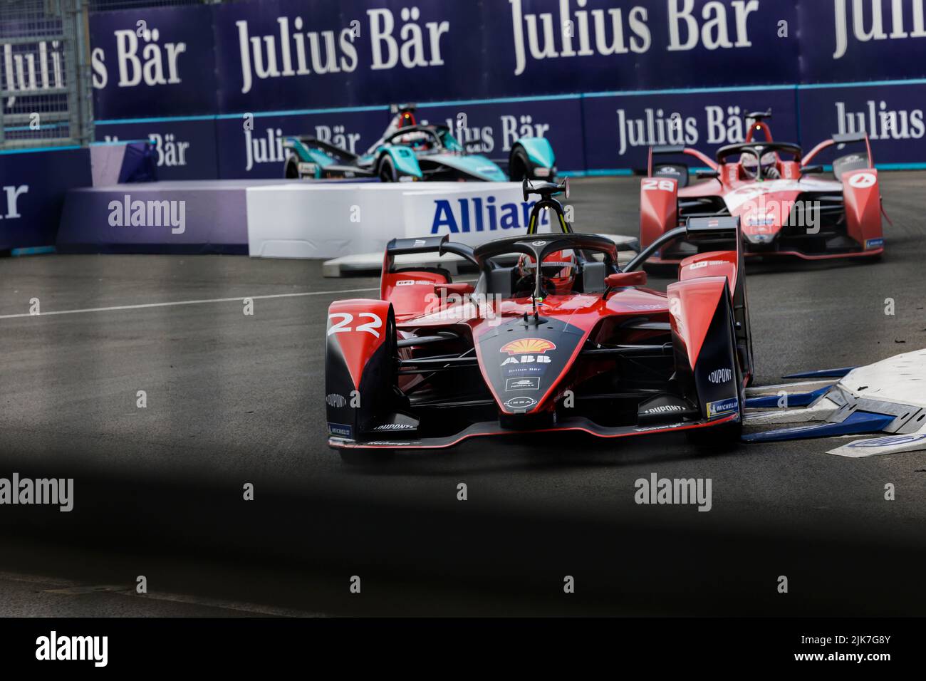 London, UK. 31st July 2022; ExCel E-Prix Circuit, Docklands, London ...