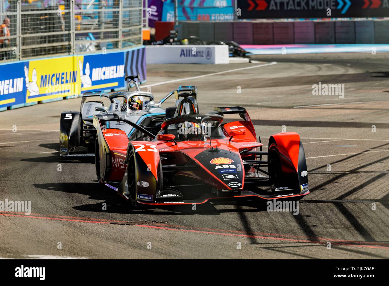 London, UK. 31st July 2022; ExCel E-Prix Circuit, Docklands, London ...