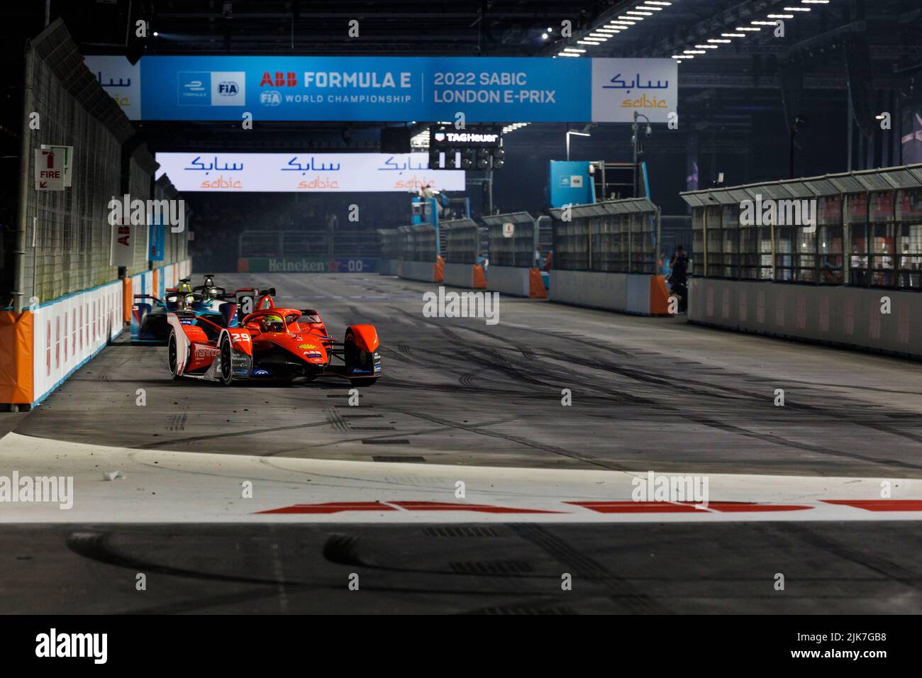London, UK. 31st July 2022; ExCel E-Prix Circuit, Docklands, London ...