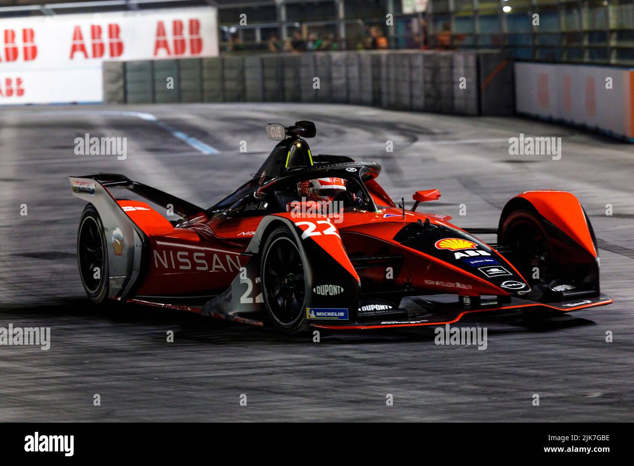 London, UK. 31st July 2022; ExCel E-Prix Circuit, Docklands, London ...