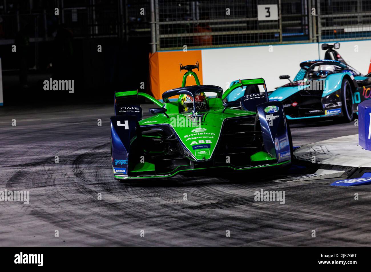 London, UK. 31st July 2022; ExCel E-Prix Circuit, Docklands, London ...