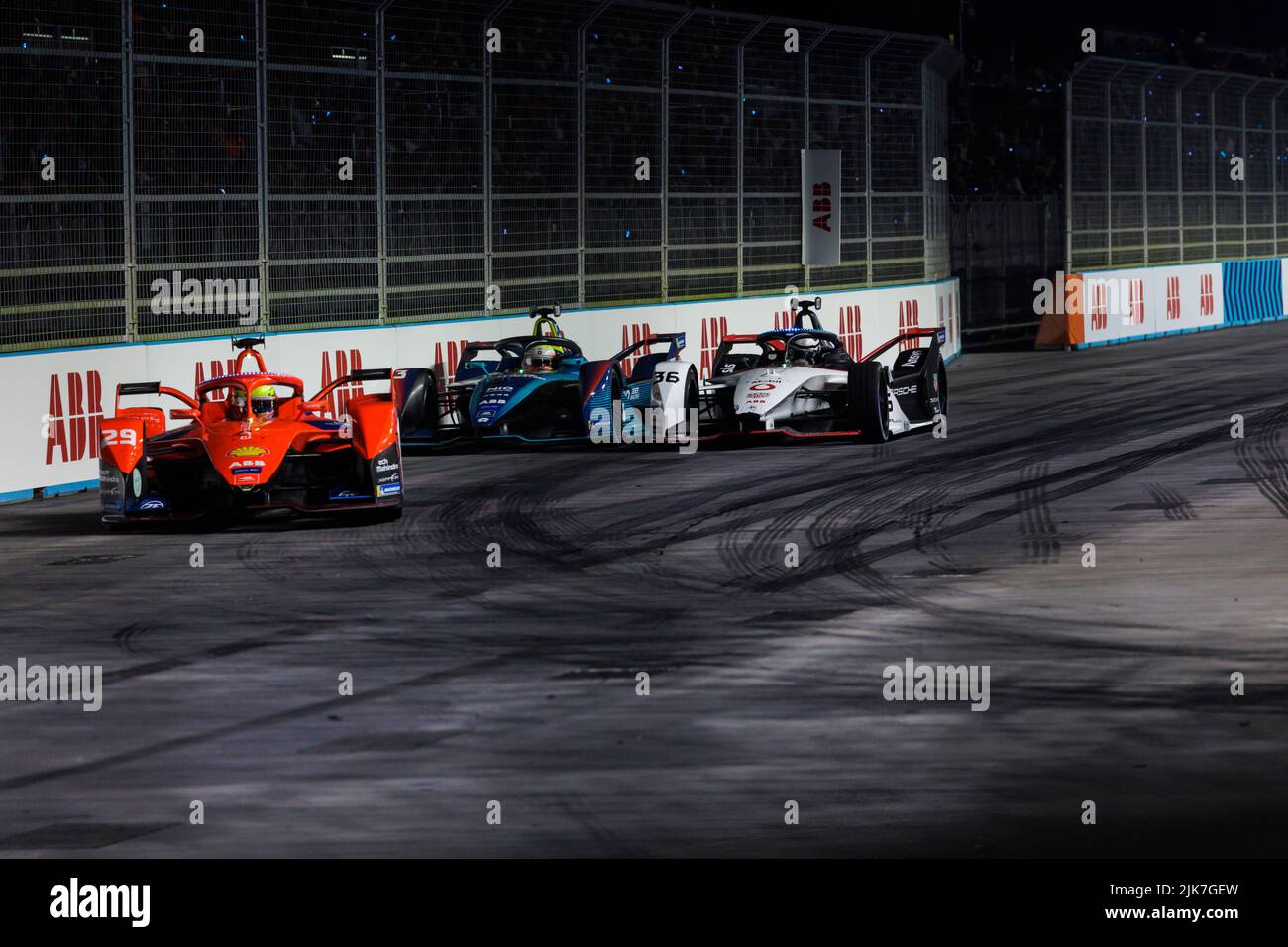 London, UK. 31st July 2022; ExCel E-Prix Circuit, Docklands, London ...