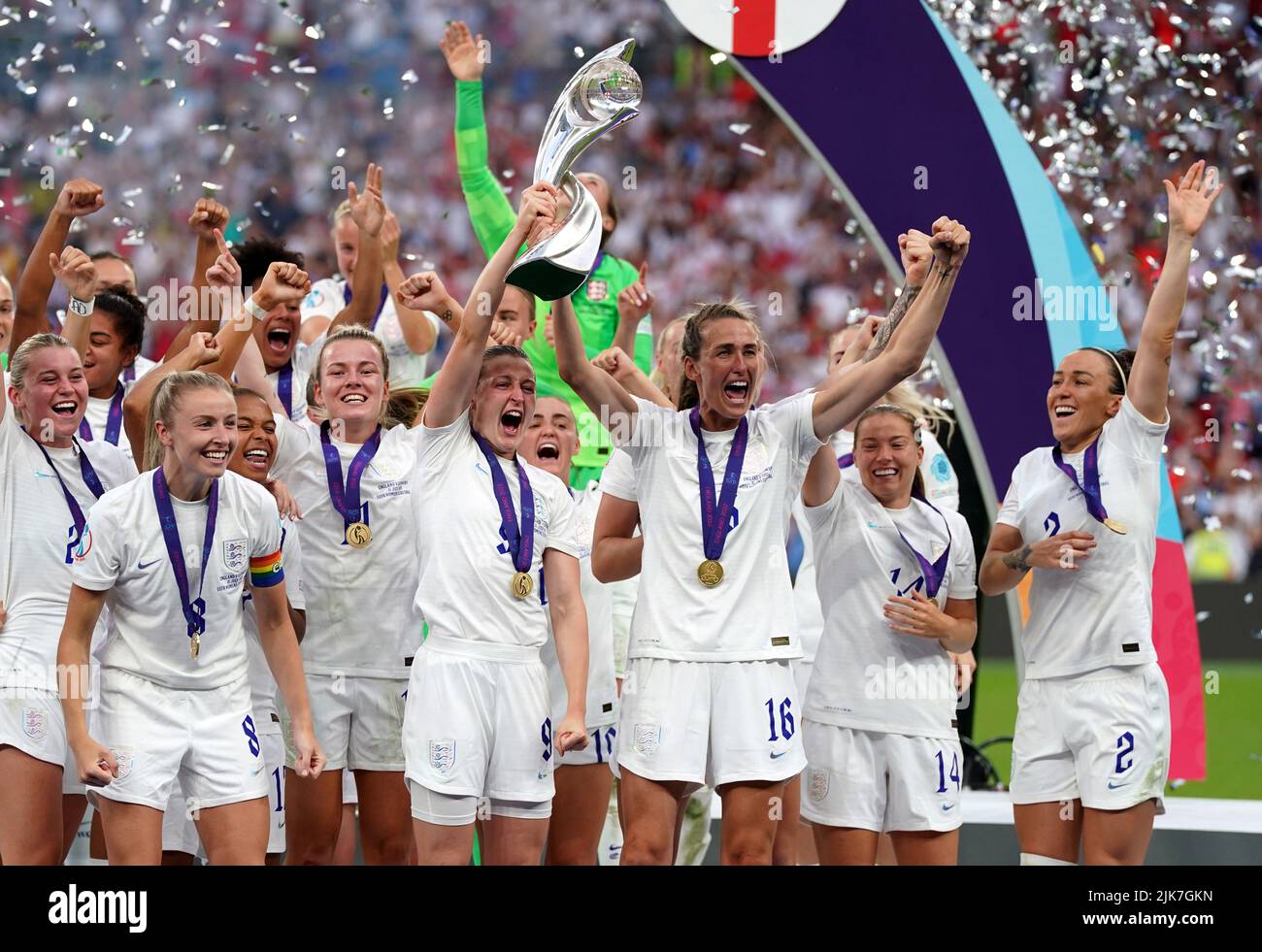 Womens euro trophy hi-res stock photography and images - Alamy