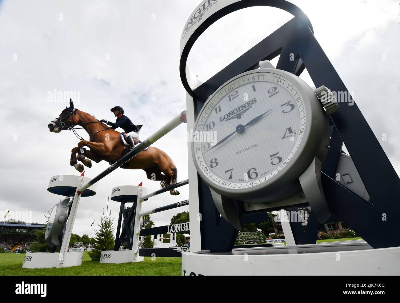 Showjumping the longines king george v gold cup hi-res stock ...